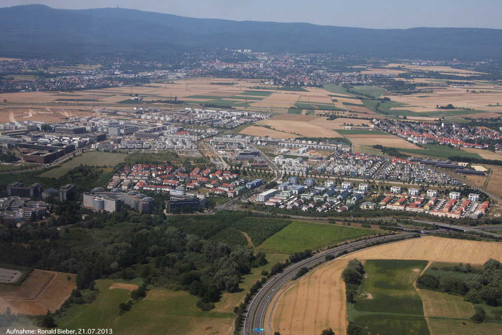Luftbilder vom Riedberg, Frankfurt