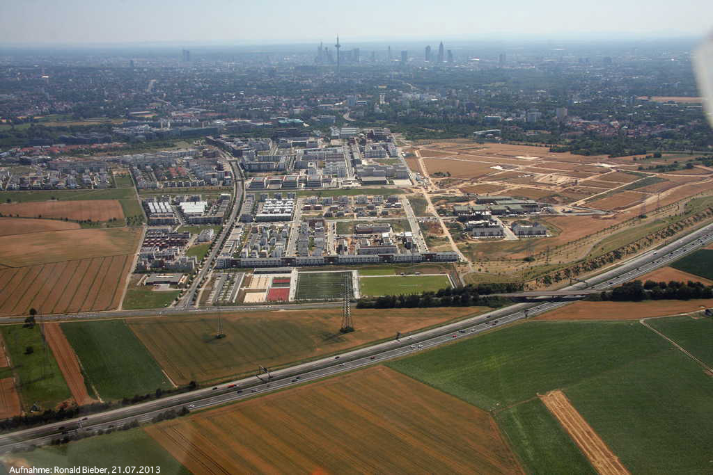 Luftbilder vom Riedberg, Frankfurt